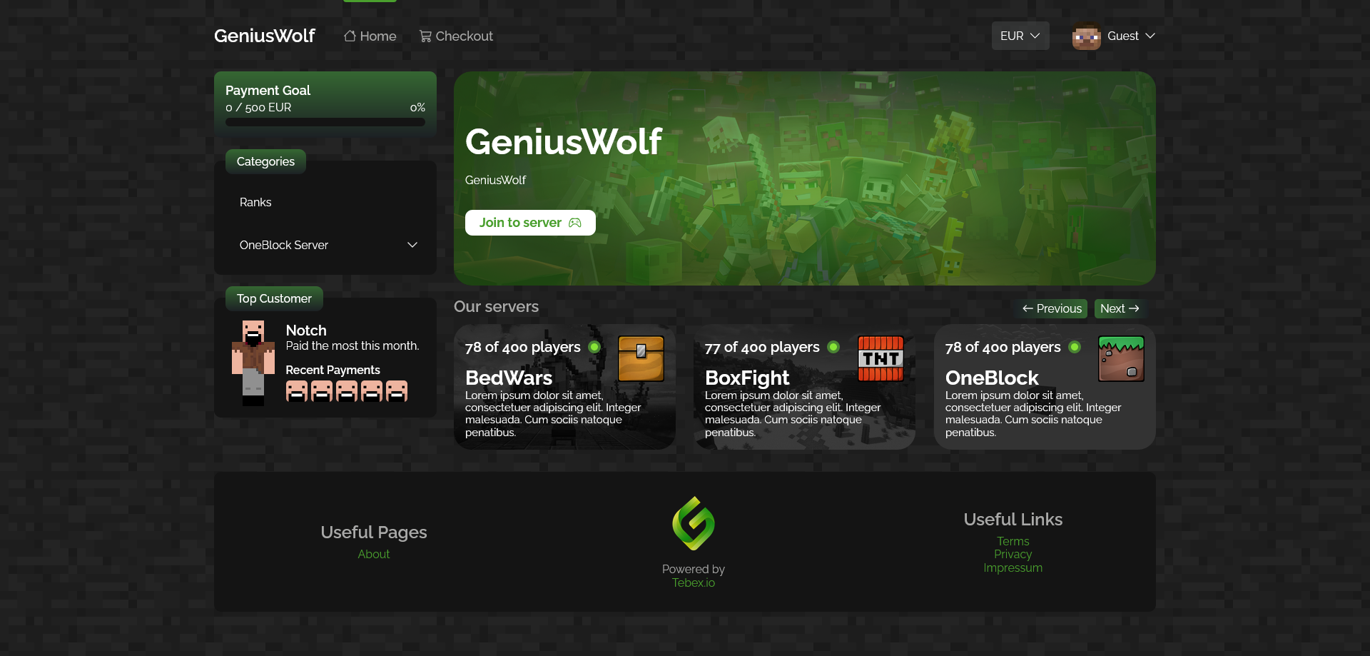 Niva | Unique Tebex Theme | BuiltByBit