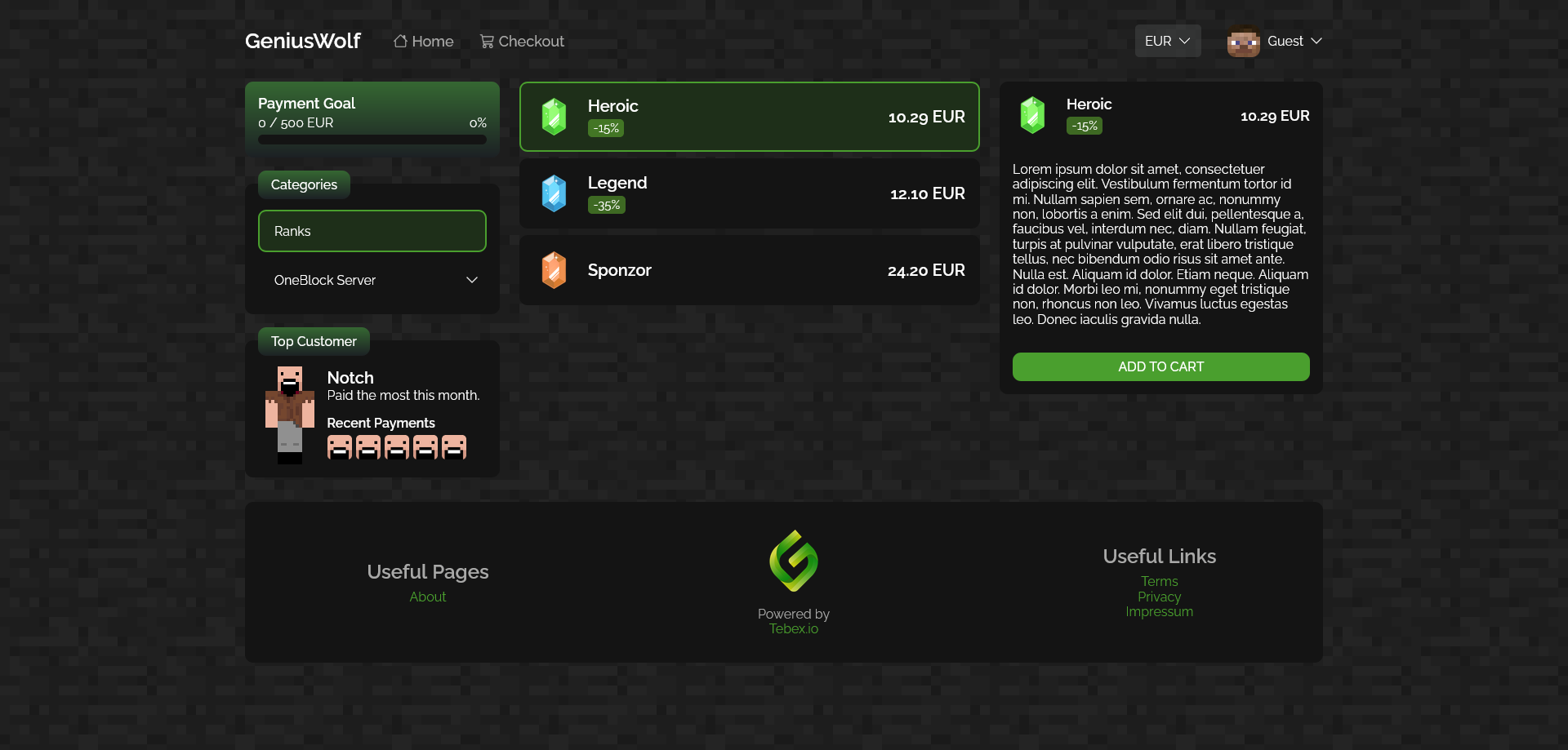 Niva | Unique Tebex Theme | BuiltByBit